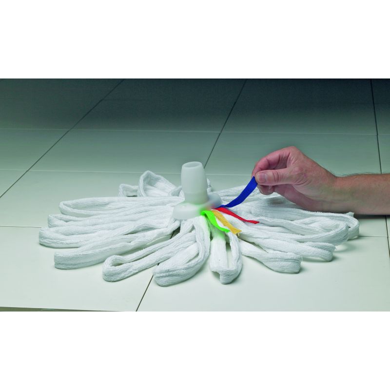 Microfibre Colour Coded Mini Mop | Janitorial Direct