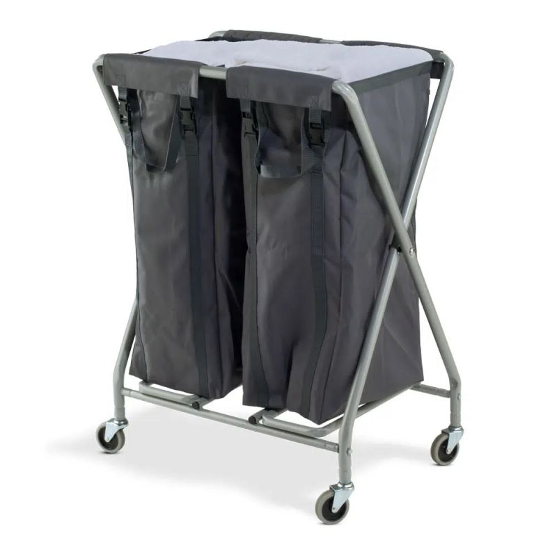 Numatic Servo-X Twin Trolley 2x100L | Janitorial Direct