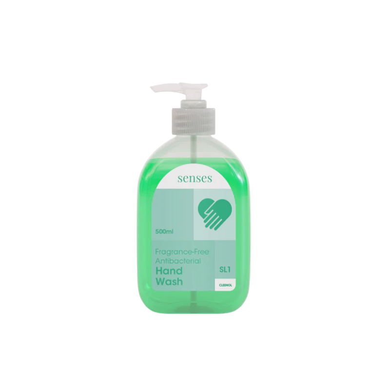 Senses Fragrance-Free Antibacteria Hand Wash 500ml x6 - Janitorial Direct
