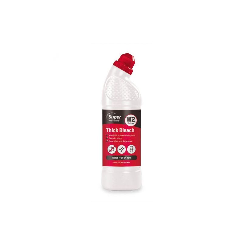Super Professional Thick Bleach x1 Litre - Janitorial Direct