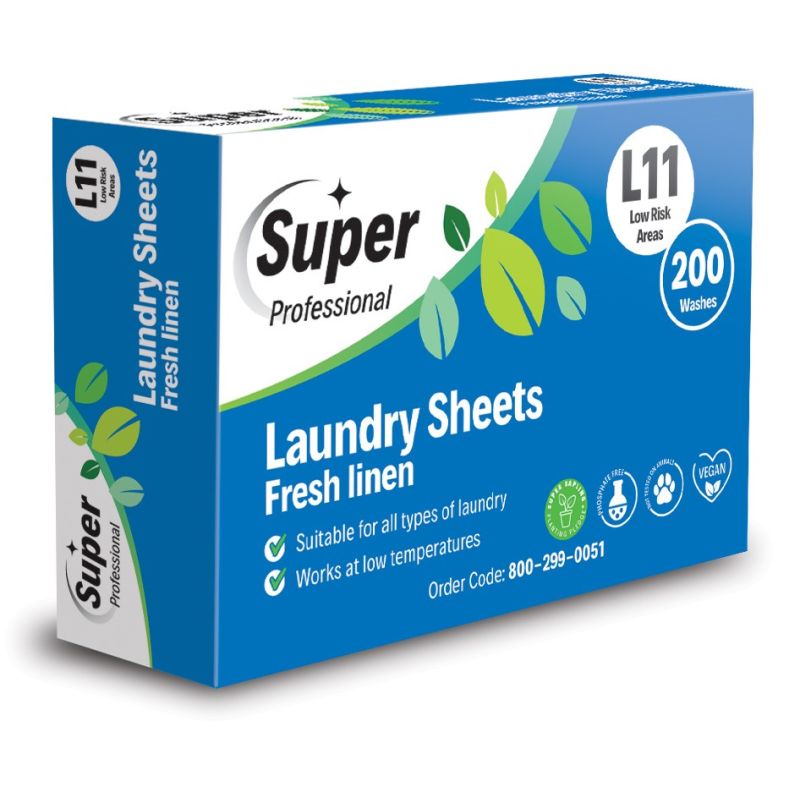Laundry Sheets x100 (up to 200 washes) | Janitorial Direct