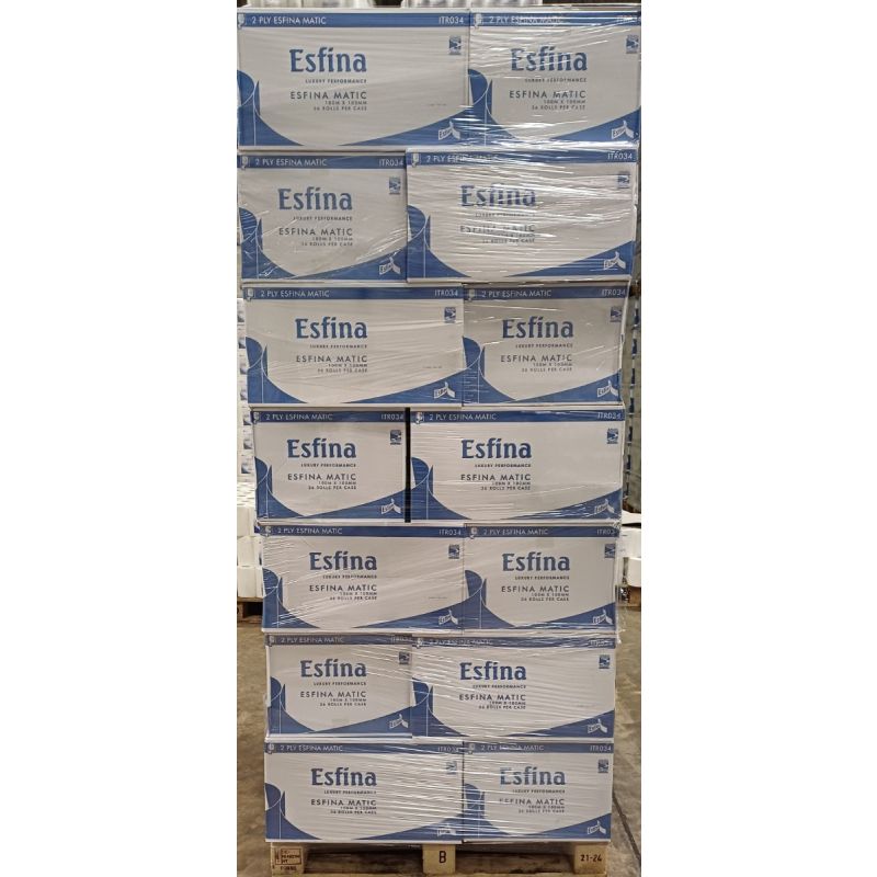 Cormatic/Pendimatic (plastic core) 2ply Pure White Toilet Roll x36 - 70 ...