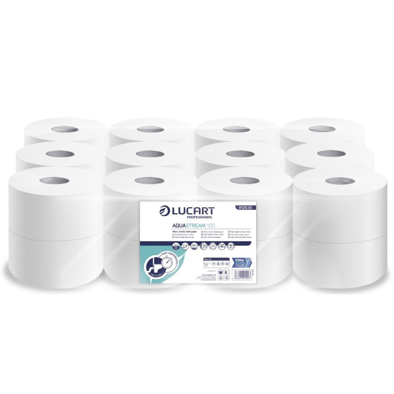 Aquastream Micro Mini Jumbo Toilet Rolls x 24